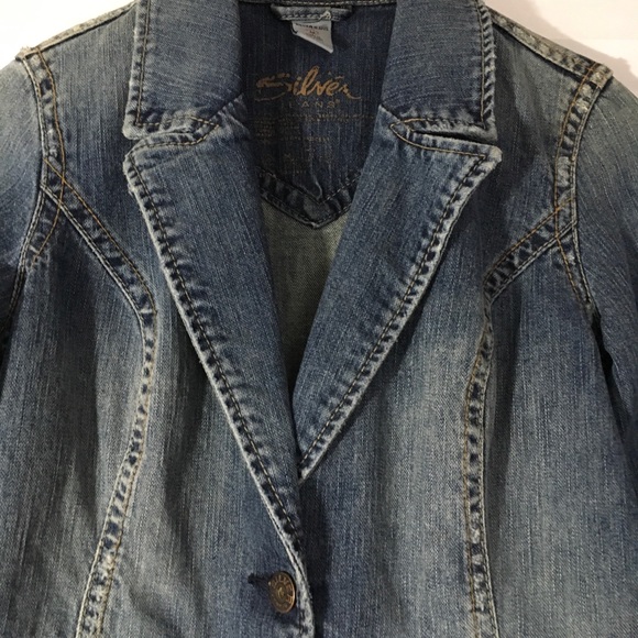 Silver Jeans | Jackets & Coats | Silver Jeans Denim Jacket | Poshmark